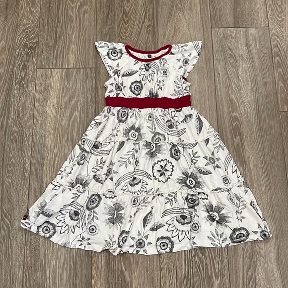 Tea Collection | Dresses | Tea Collection Fluttered Sleeve Tiered Dress ...